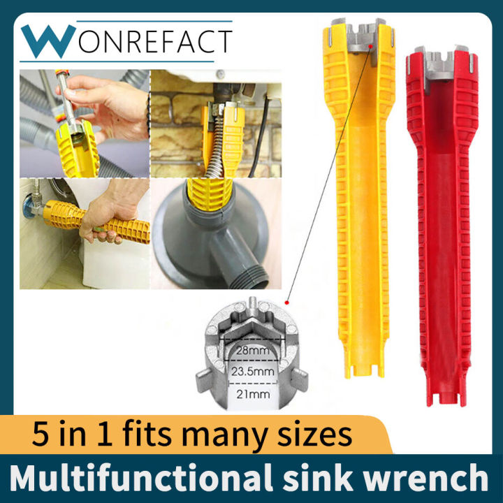 Faucet and Sink Installer 5 in 1 ,Ultipurpose Wrench Kitchen Bathroom ...