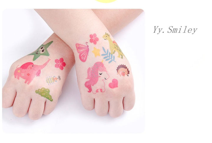 Children Tattoo Sticker & Nail Stickers (20pcs Tattoo stickers + 4pcs ...