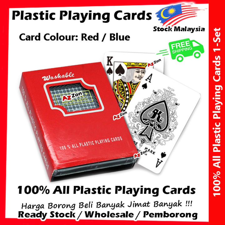 Plastic Playing Card 100% Plastic Poker Playing Card CASINO Quality ...