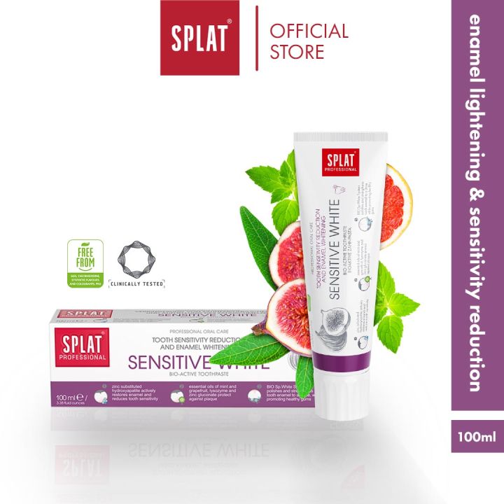 SPLAT Professional Series Sensitive White Toothpaste [100ml] EXP Oct ...