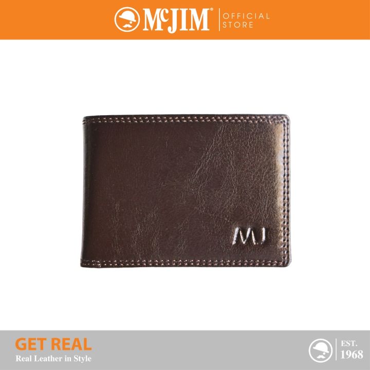 MJ by McJim Leather Billfold Wallet | Lazada PH