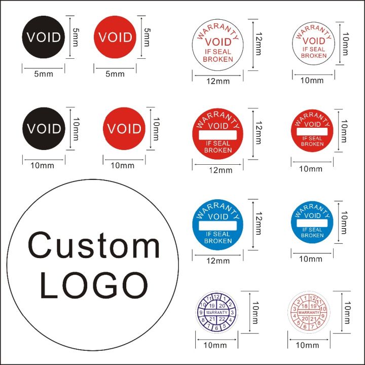 【COOL】 Factory Warranty Label Security Protection Sticker Void If Seal ...