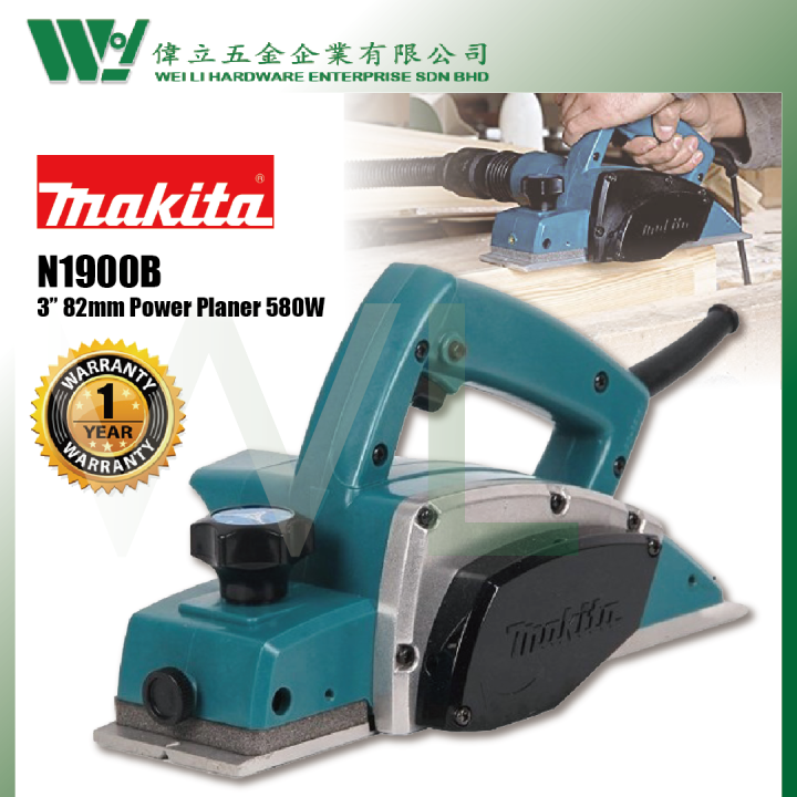 Makita N1900B 3-1/4" Planer 580W / mesin ketam kayu heavy mesin kerja ...