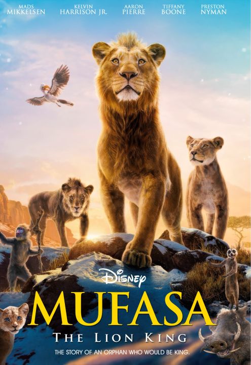 Mufasa: The Lion King 2024 DVD English Movies 100% Original HD | Lazada