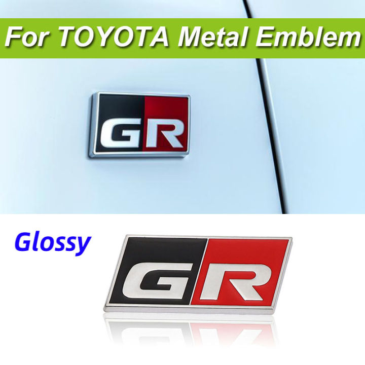 LAIFU 1 Piece Car Sticker GR Logo for Toyota HV YARiS Toyota Yaris Vios ...