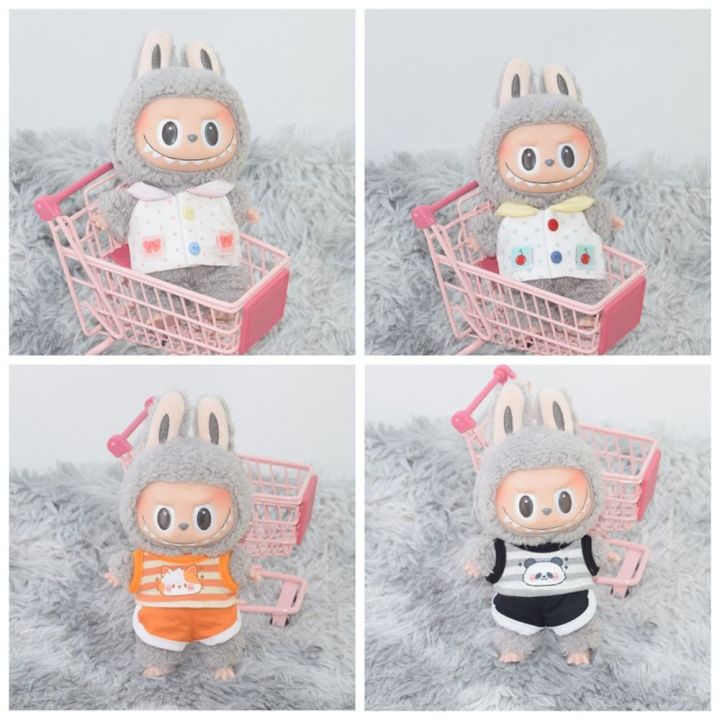 DSFGRST Labubu Macaron Clothes Suit Labubu Time Clothes Doll's Clothes ...