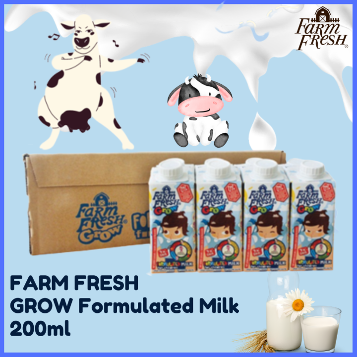 Farm Fresh GROW Formulated Milk For Children 24's x 200ml /12pek Susu ...