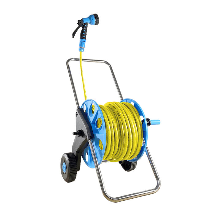 The Key-Garden hose storage set/Hand push water hose truck suit ...