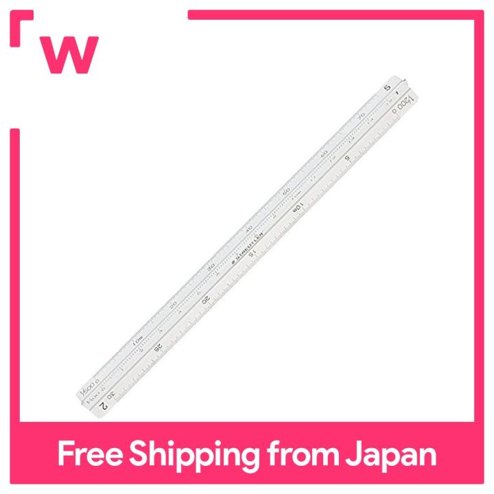 Staedtler Ruler Triangular Scale Aluminum Land Survey 987 15-12 | Lazada PH