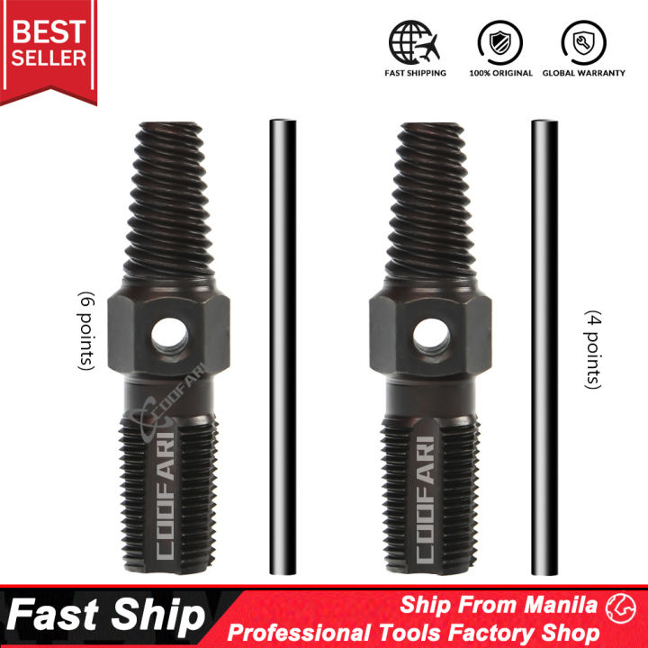 COOFARI 1/2'' 2 in 1 Faucet Valve Screw Extractor Kit Broken Damaged ...