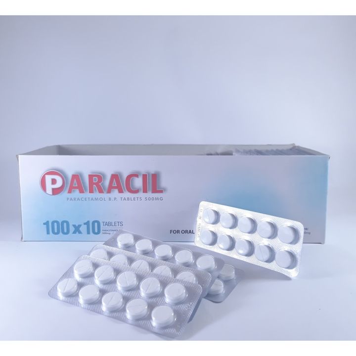 PARACIL (PARACETAMOL) TABLET 500MG 10'S (EXP:02/2028) | Lazada