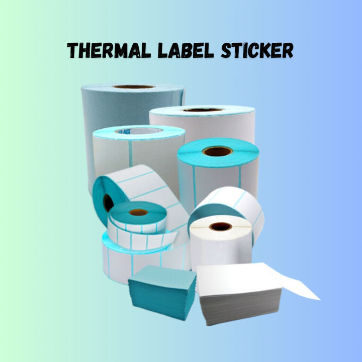 Direct Thermal Barcode/Label Sticker / Waterproof Sticker 8sizes ...