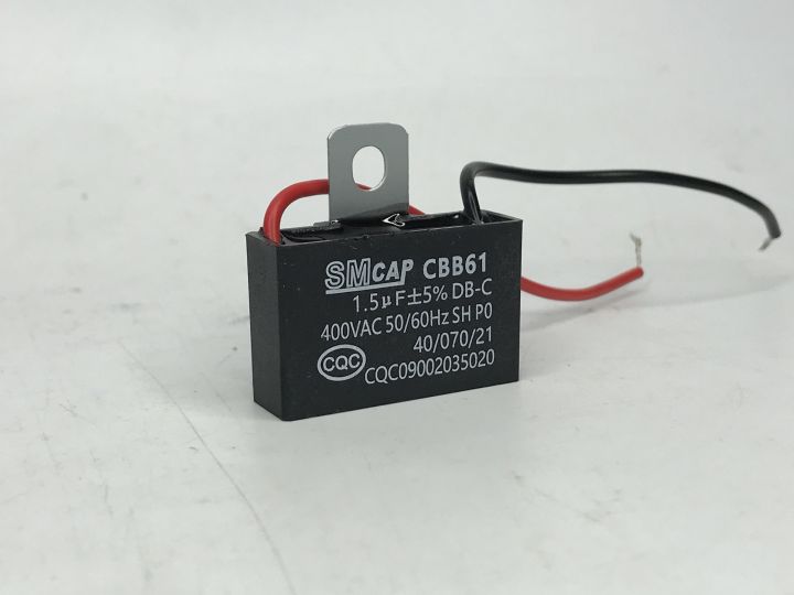 CEILING FAN MOTOR RUN CAPACITOR (1.5UF 400VAC, 50-60HZ CBB61), BEST FOR ...