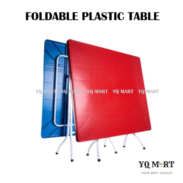 Foldable Plastic Table 3ftx3ft or 2ftx3ft/Mamak Hawker table/Meja Lipat ...