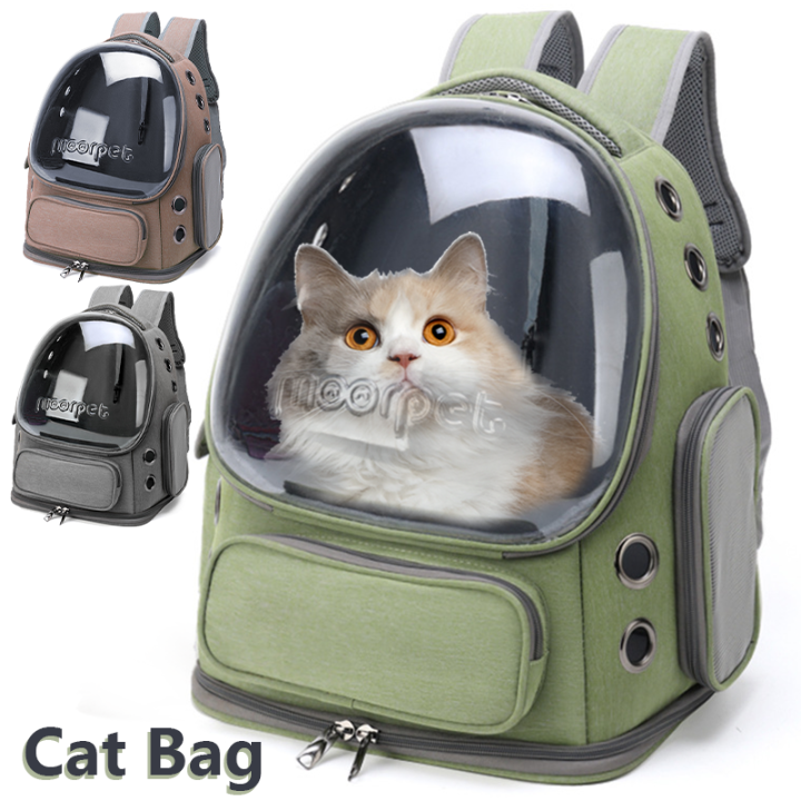Cat Backpack Carrier Bag Portable Pet Carrier Bag Breathable Cat ...