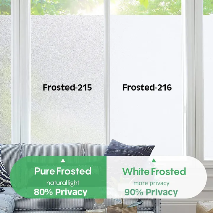 White Frosted 216 Frosted Sticker Frosted Film Privacy Sticker House ...
