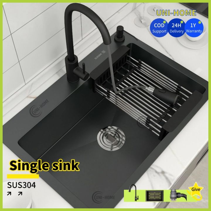 Kitchen Sink 304 Stainless Steel Sink Single Hole Sink Thickness 3.0MM ...