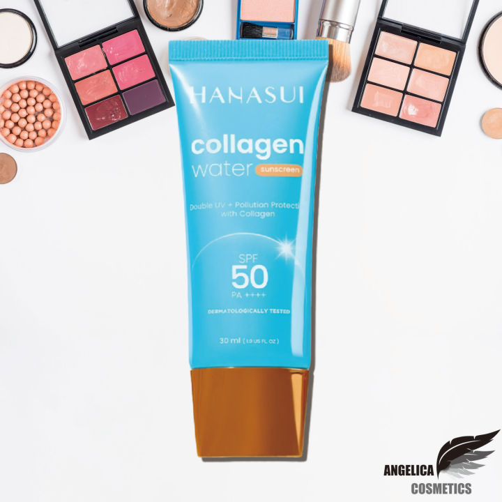 HANASUI COLLAGEN WATER SUNSCREEN SPF 50 PA++ / HANASUI SPF 50 WITH ...