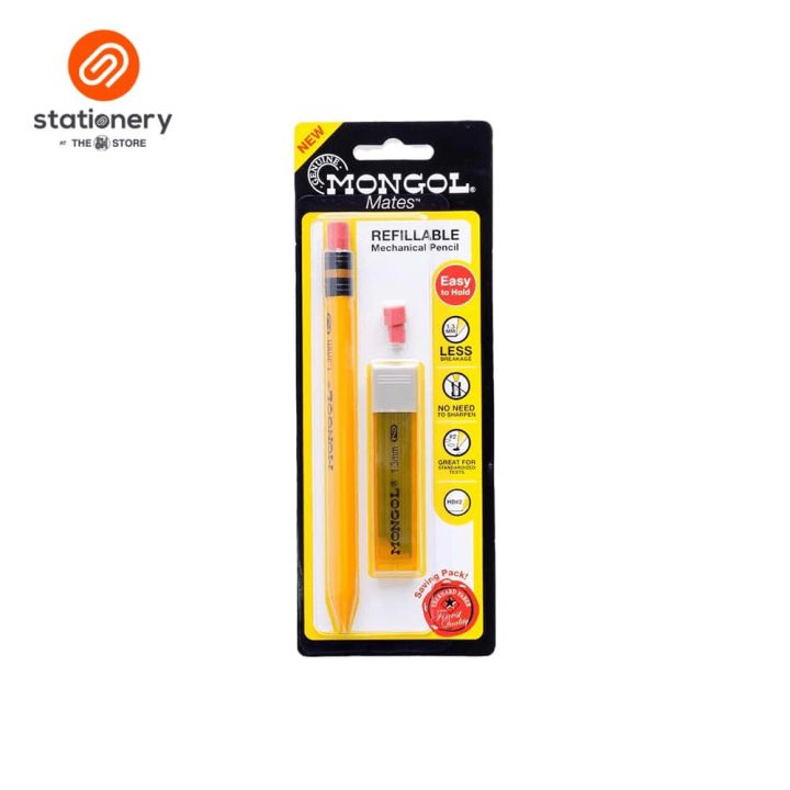 2024 Mongol Mates Mechanical Pencil with Refill 1.3mm | Lazada PH