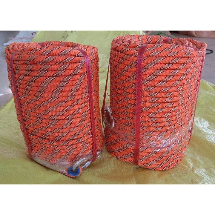 50m*8/10/12/14/16mm climbing rope/static rope/safety rescue rope/fire rope with 2 climbing ...