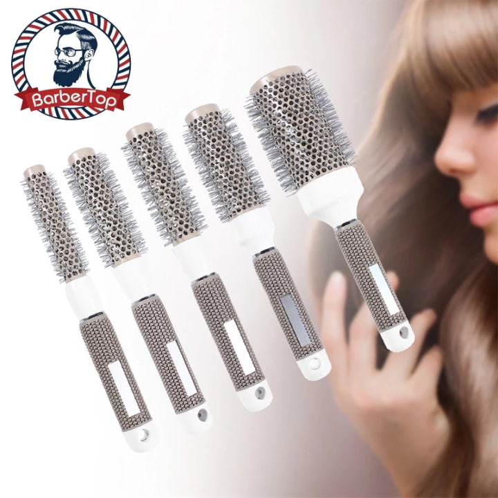 Barber Ceramic Ion Hair Comb Professional Salon Hair Brush Hairdressing ...