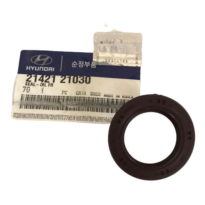 [ORIGINAL] 2142121030 CRANKSHAFT OIL SEAL FRONT 30-46-7 HYUNDAI ELANTRA ...