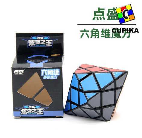 Rubik 3x3 3x3x3 DIAMOND Blackbase 12 Sisi Cyclone CUPIKA | Lazada Indonesia
