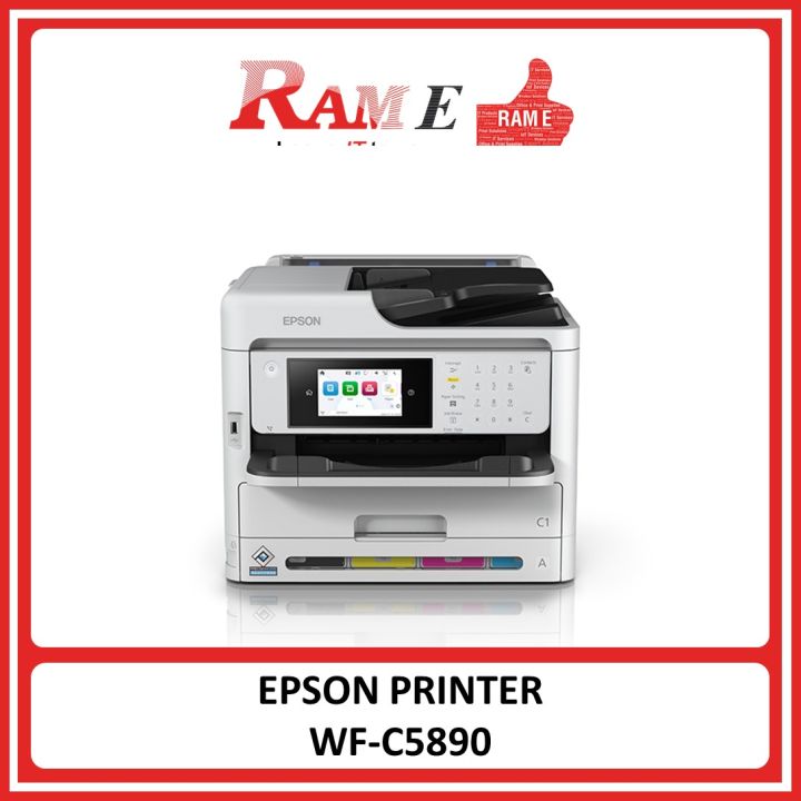 Epson WorkForce Pro WF-C5890 A4 Colour Multifunction Printer | Lazada ...