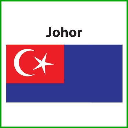 Johor Flag 3x6ft, Bendera Johor 3x6ft, Polyester | Lazada