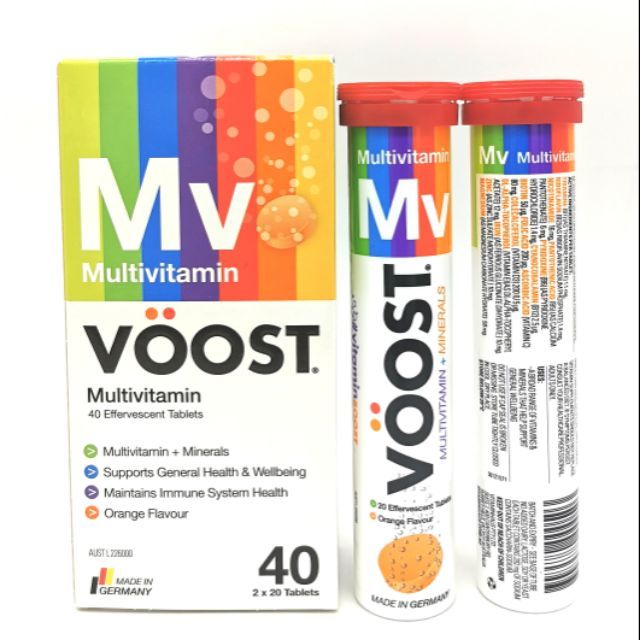 Voost Multivitamin Effervescent 40 Tablets Exp-6/24 | Lazada