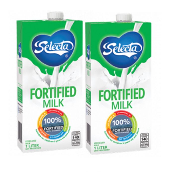 SELECTA Fortified Milk 1L – Set of 2, | Lazada PH