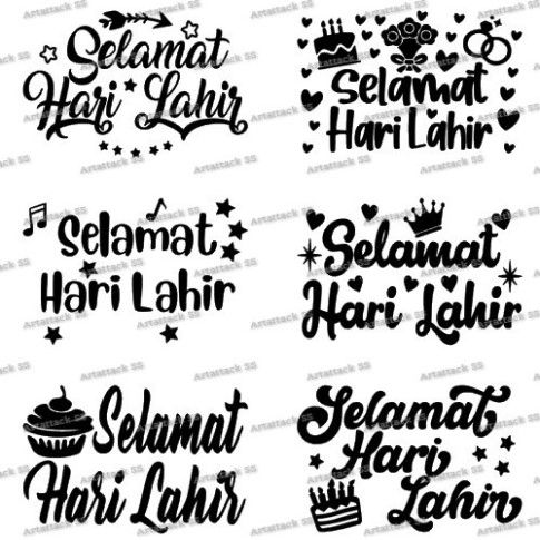 [READY STOCK] Selamat Hari Lahir Sticker for 18inch Aqua Bobo Balloon ...