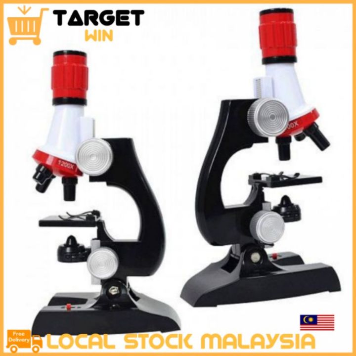 1200X Kit Mikroskop Makmal Sains Awal Early Educational Science Lab ...
