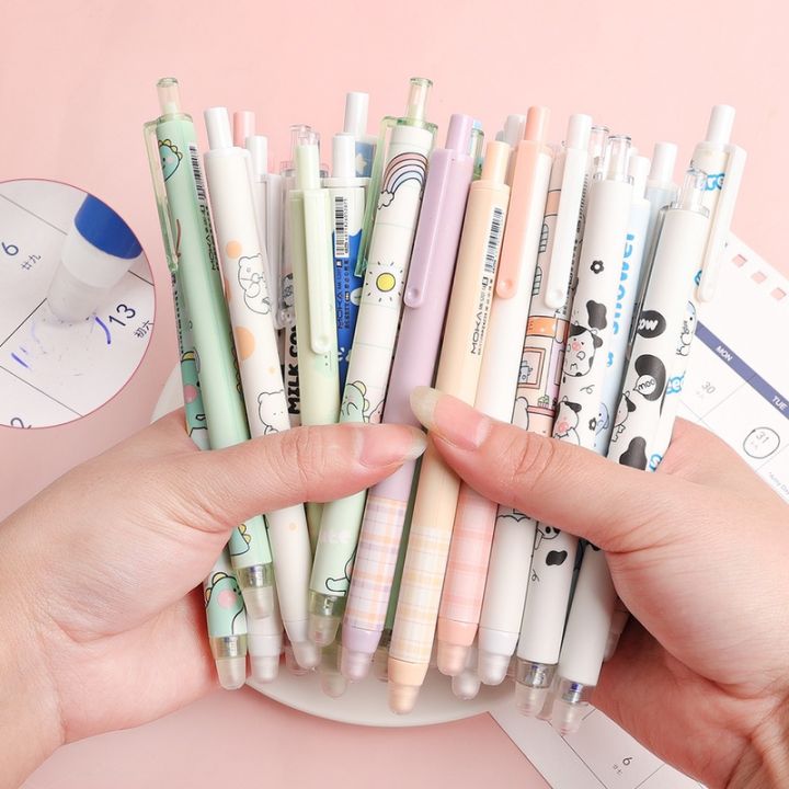 YESPERY Push-action Blue Erasable Pen Carbon Pen / Cartoon Cute Wheeler ...
