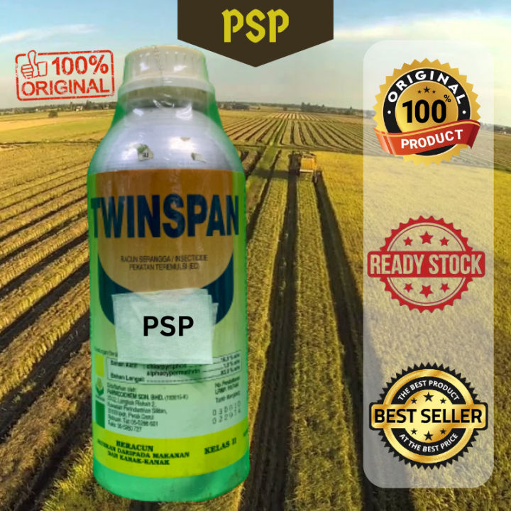 1L TWINSPAN FARMCOCHEN RACUN SERANGGA /Insecticides chlorpyrifos 16.0% , alpha-cypermethrin 1.0% ...