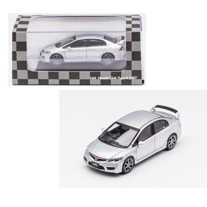 DCT 1/64 Scale Honda Civic Type-R FD2 Silver Die-cast Car | Lazada PH