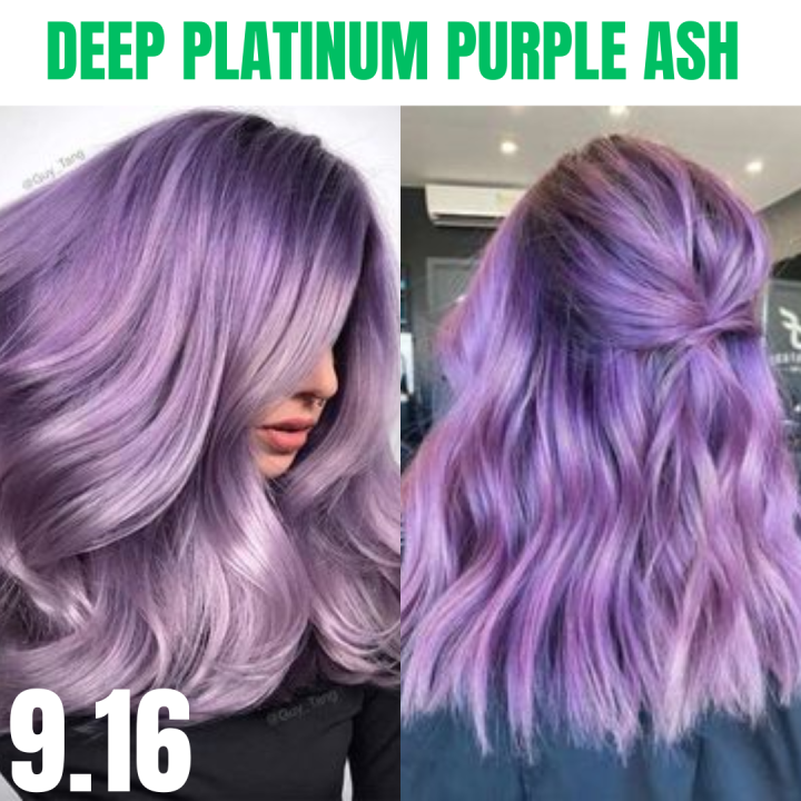 Platinum Purple Hair Color Bremod Performance 9.16 Deep Platinum