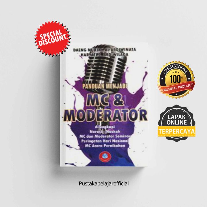 BUKU ORIGINAL Panduan Menjadi MC dan Moderator - Daeng Nurjamal - ALFABETA | Lazada Indonesia