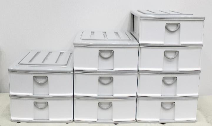 Century A4 drawer storage 2/3/4 tier plastic drawer table office drawer ...