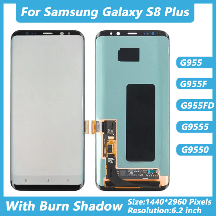 Original Super Amoled LCD S8Plus G955 For SAMSUNG Galaxy S8 Plus G955F ...