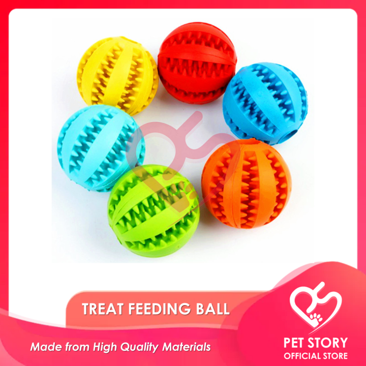 TPR Assorted Treat Feeding Ball [PET STORY] | Lazada PH