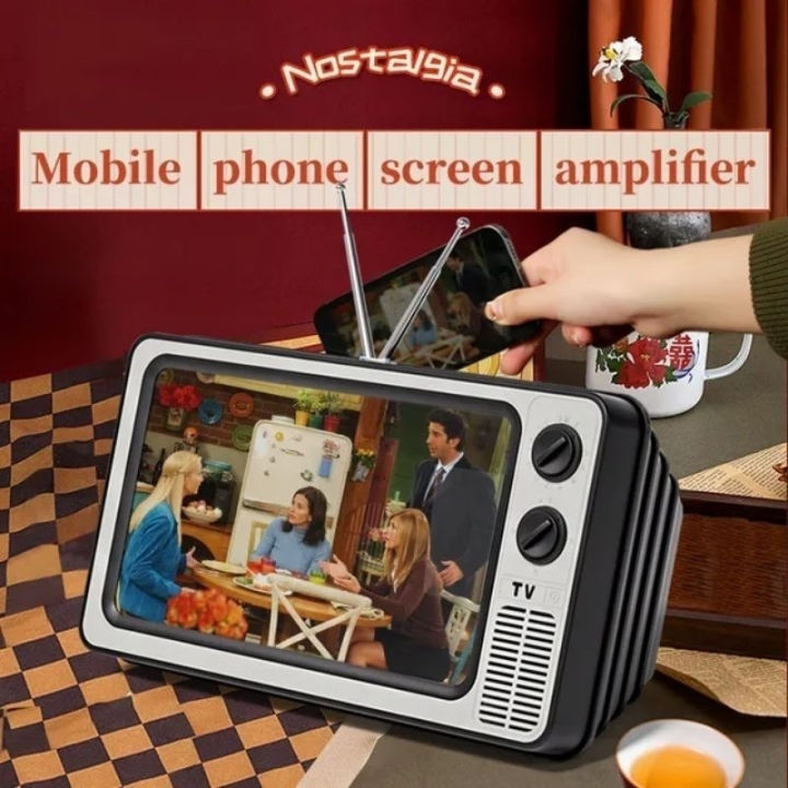 LAYAR HP 12in 12" Inch Old TV Model Smartphone Screen Magnifier/Mobile ...