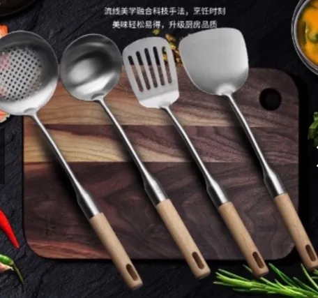 Stainless Steel Korean Style Kitchen Utensil Sandok/Sianse/Scooper ...