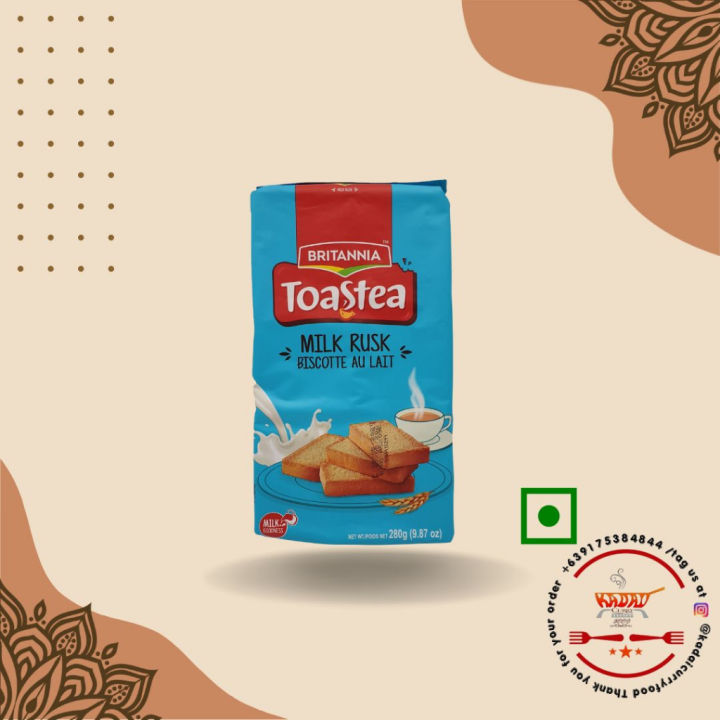 Britannia Toastea Milk Rusk (280gms) | Lazada PH