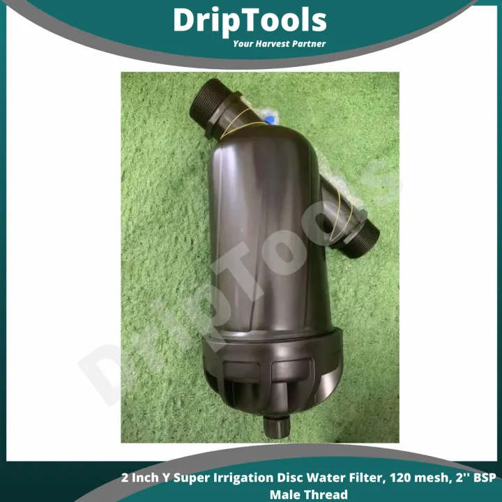 2 Inch Y Super Irrigation Disc Water Filter, 120 mesh, 2'' BSP Male ...