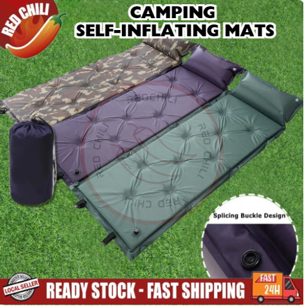 REDCHILI Self Inflate Camp Mattress Weatherproof Heatproof Outdoor Bed ...