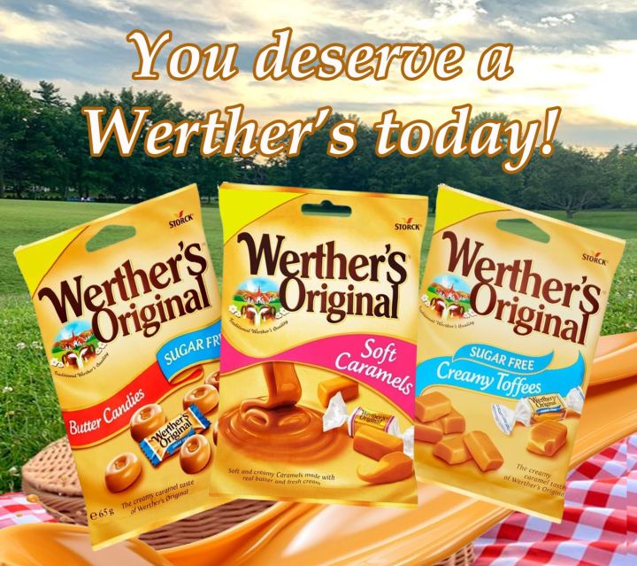 Storck Werther's Original Candy Chocolate Soft caramel Chewy Toffee ...