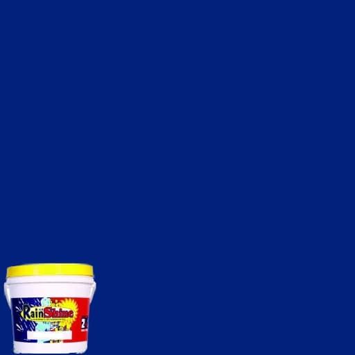 Rain or Shine Elastomeric House Latex Waterproofing Paint Royal Blue 16 ...