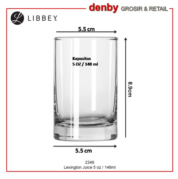 Libbey Gelas 2349 Juice Lexington 5 OZ/ 148 ml | Lazada Indonesia