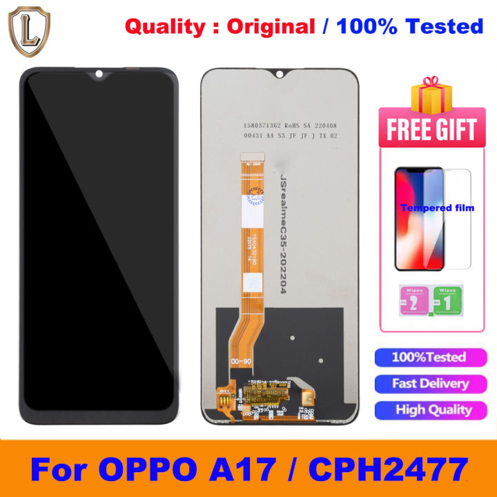 100% Tested Original LCD For OPPO A17 / A17k LCD Screen A17 CPH2477 LCD ...